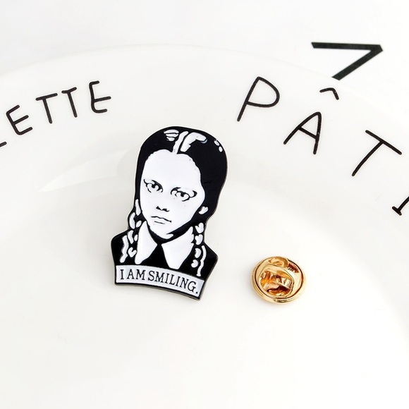 Jewelry | Wednesday Addams Enamel Pin Brooch Addams Family | Poshmark